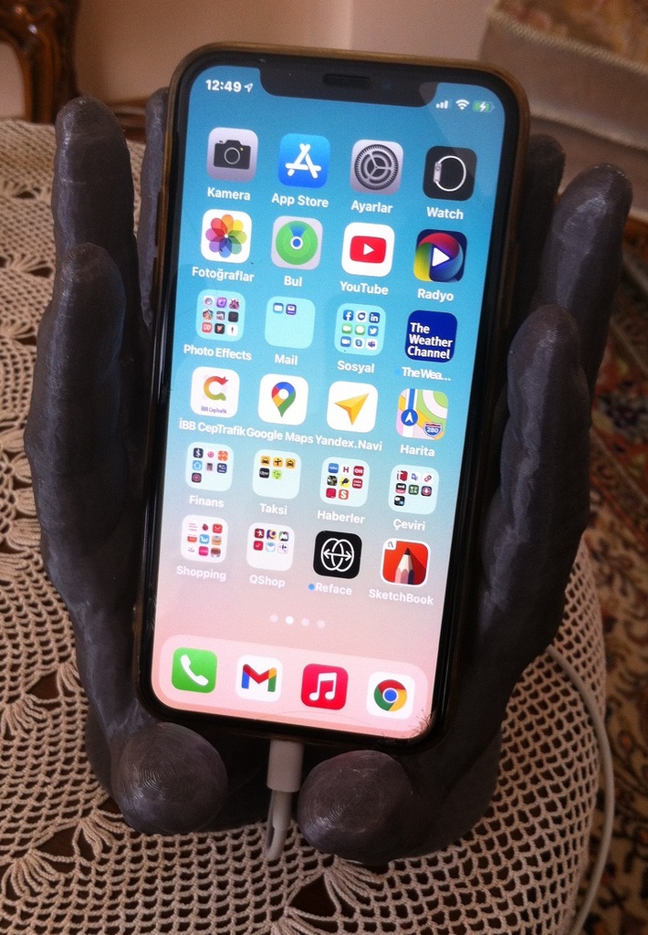 Hands as Phone Holder by Botcan3D | Download free STL model ...