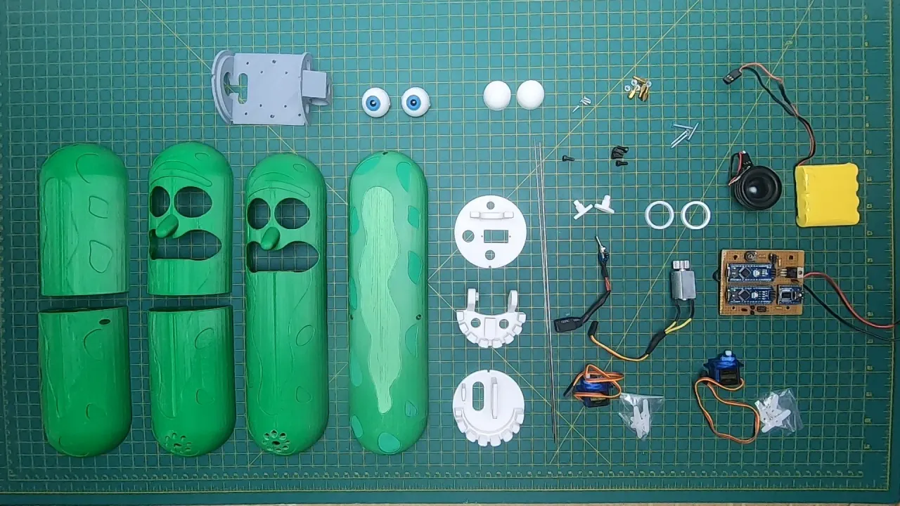 Animatronic Pickle Rick by HendrikxWorkshop | Download free STL model ...