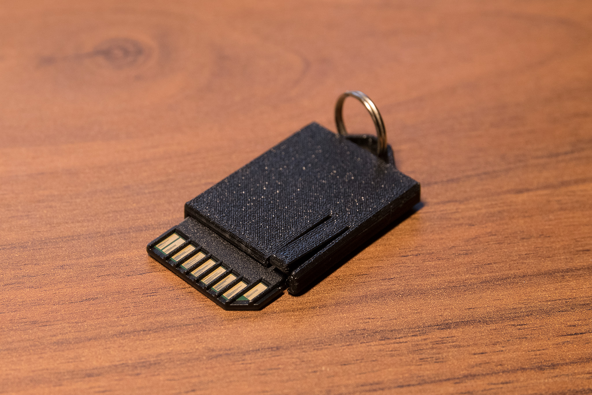 Keychain SD Card Holder by Skewed Perception | Download free STL model ...