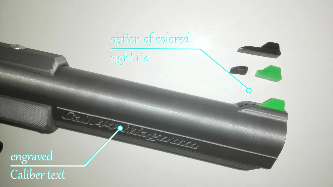 Prop Gun | Revolver - Single Action by DeSteiner | Download free STL ...