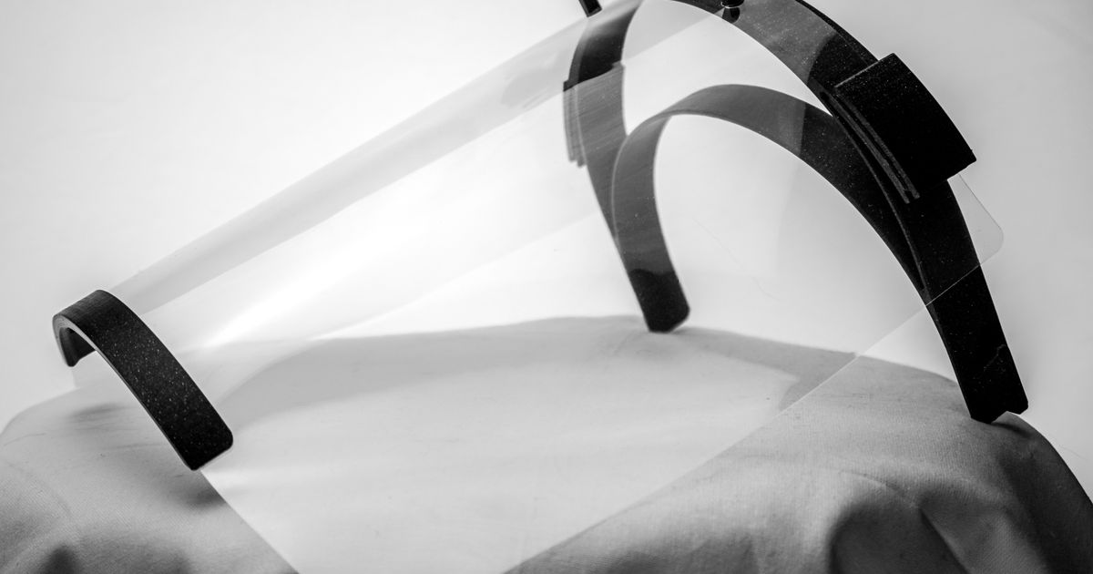 Simplified RC3 FACE SHIELD by Matej Babjak | Download free STL model ...