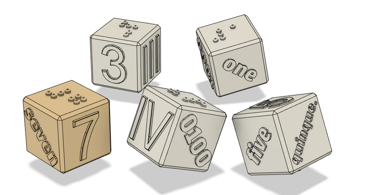 Smart number cubes by FN59 | Download free STL model | Printables.com