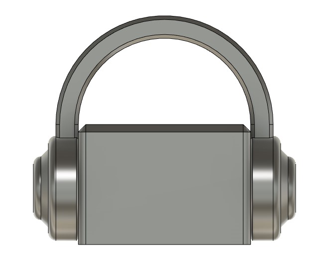 Headphone Dongle (USB C to 3.5mm) Keychain by Lothar Creative Design ...