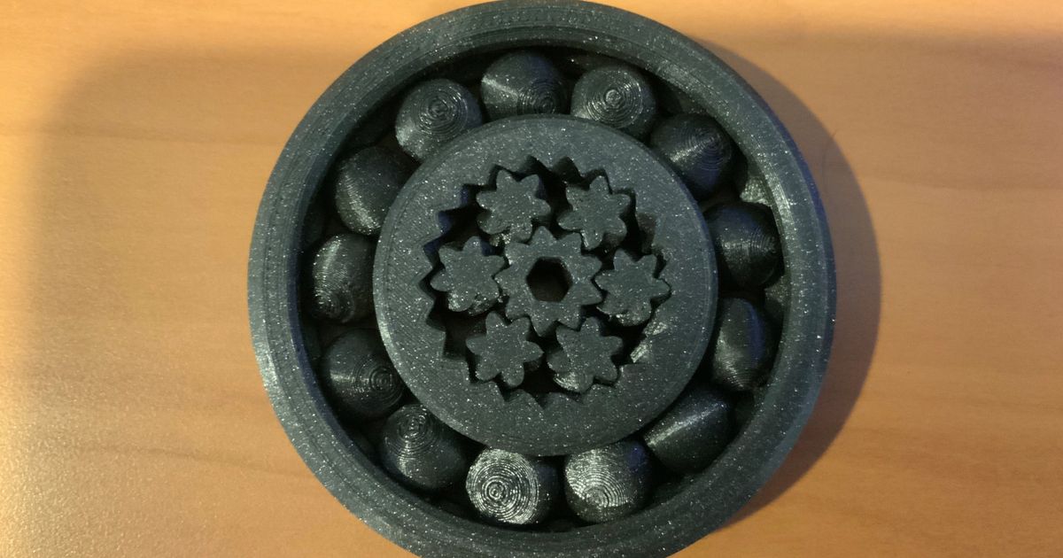 Ball Gear Bearing by Biscuit | Download free STL model | Printables.com