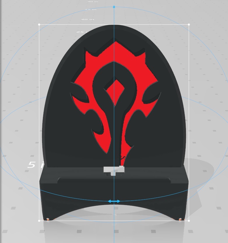 Phone charger stand; For the Horde. by jimbob | Download free STL model ...