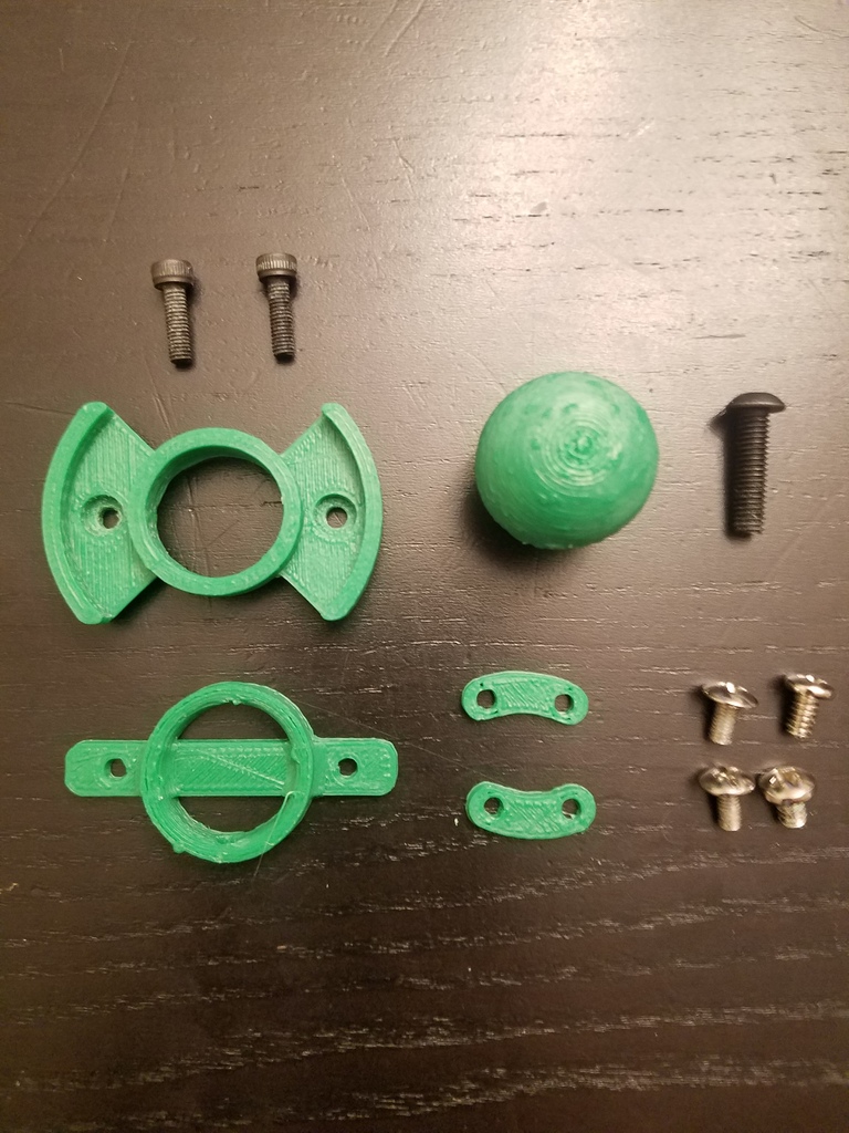 Neopixel Ring Articulating Mount by electronlove | Download free STL ...