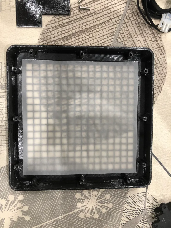 Pixel Art with 64 LED Matrix WS2812B by Regis | Download free STL model ...