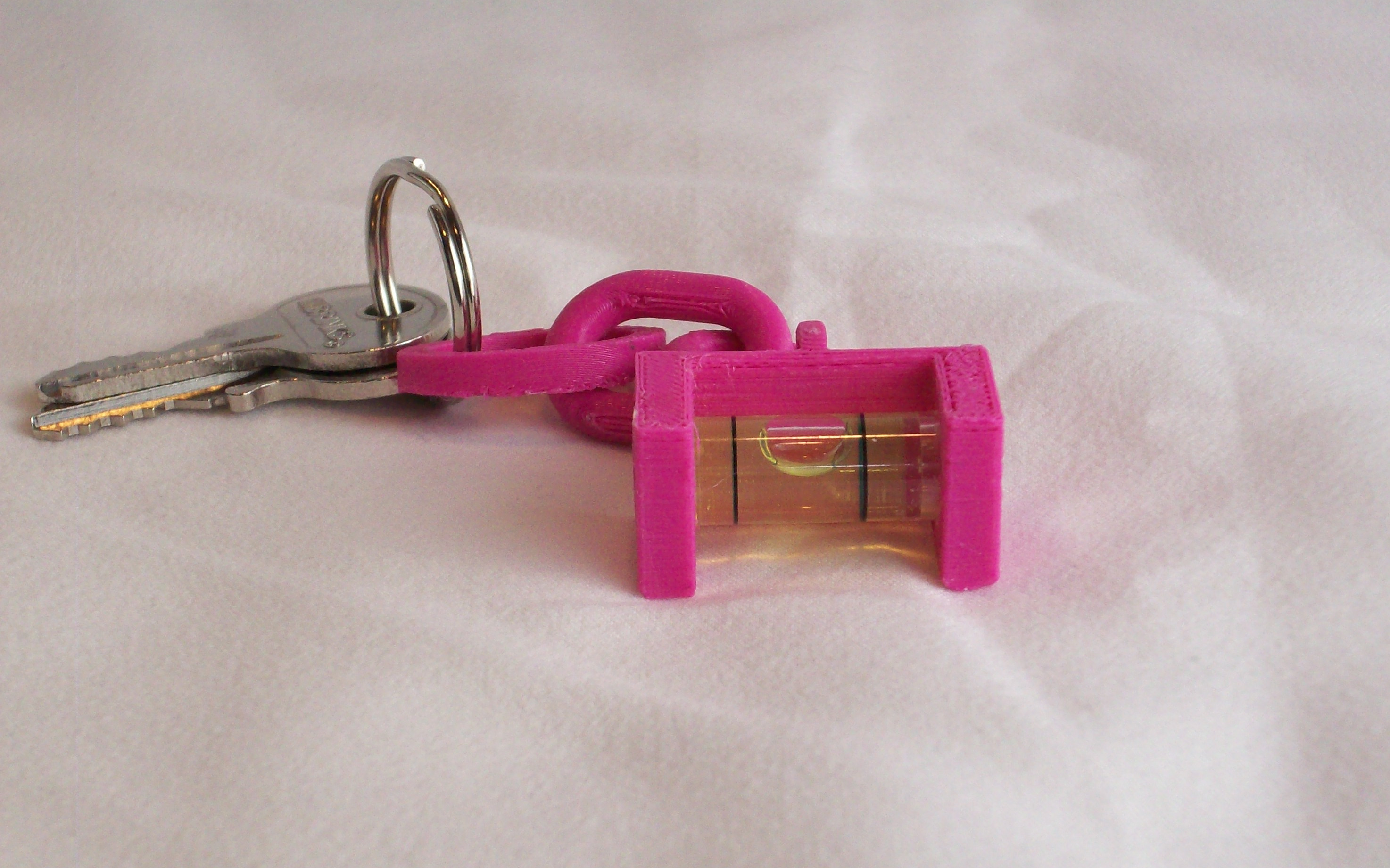 Spirit Level Keychain by cSandra | Download free STL model | Printables.com