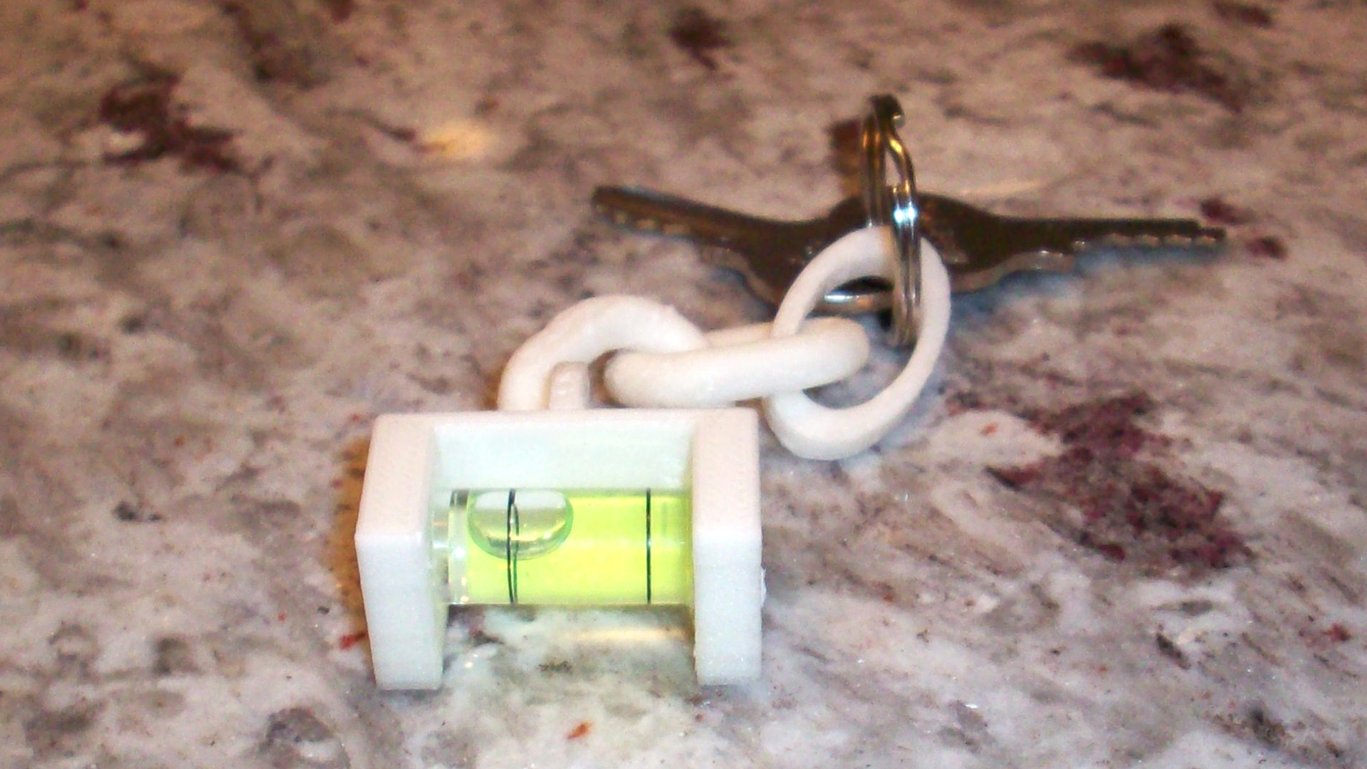 Spirit Level Keychain by cSandra | Download free STL model | Printables.com