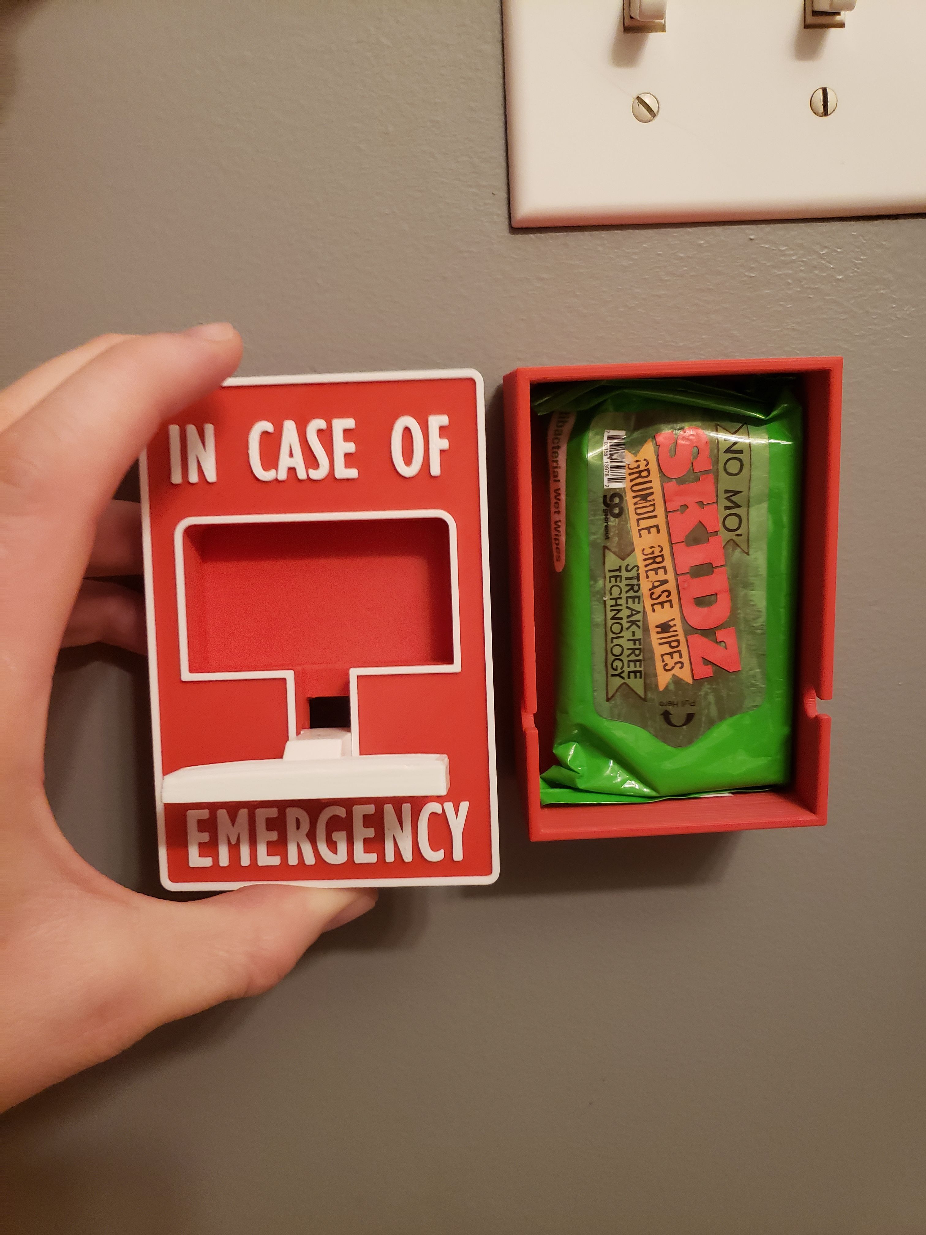 In Case Of Emergency Lockable Storage Box by DesignFlaw06 | Download ...