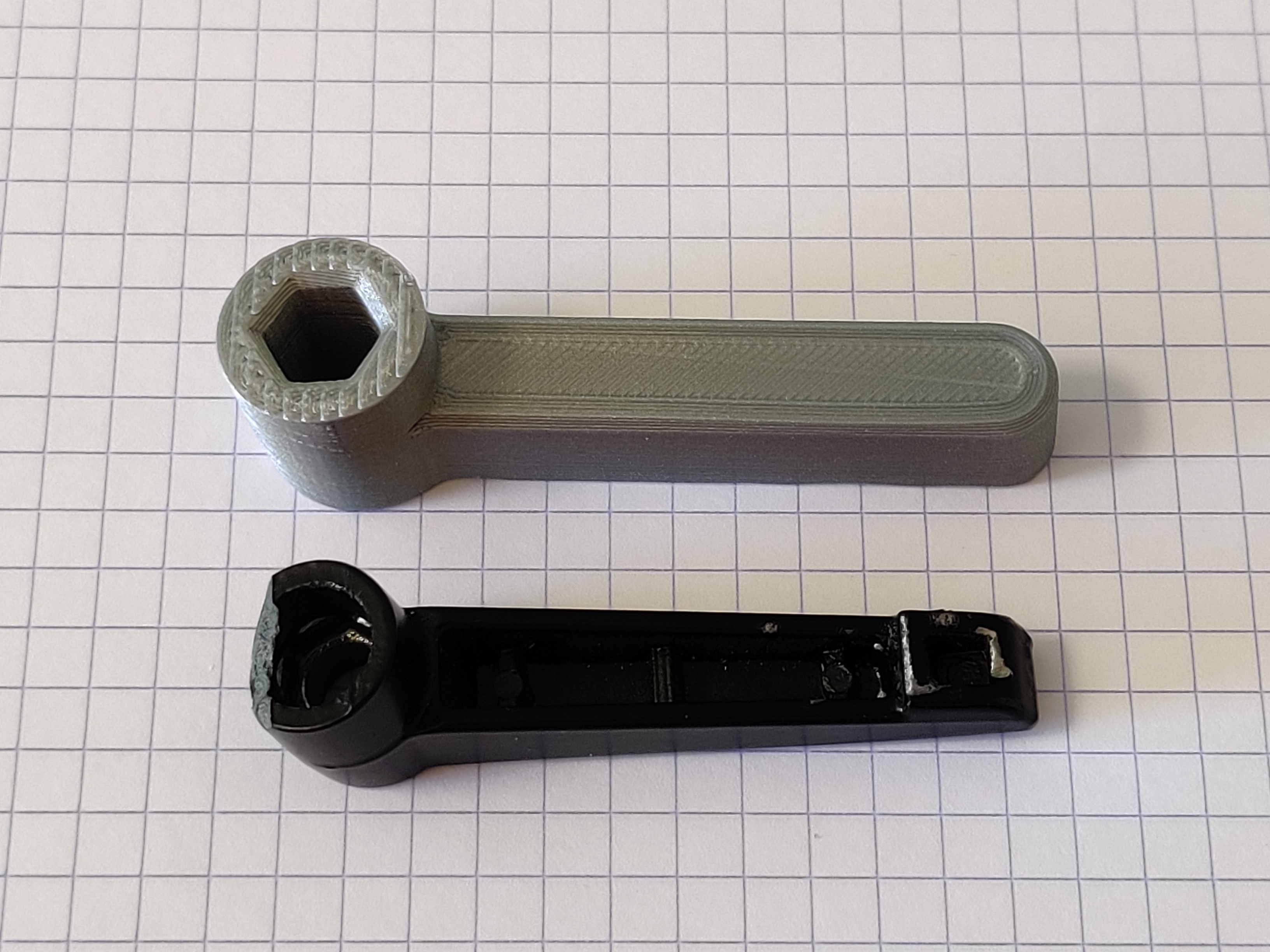 8mm wrench/lever for mill gib by ballanux | Download free STL model ...