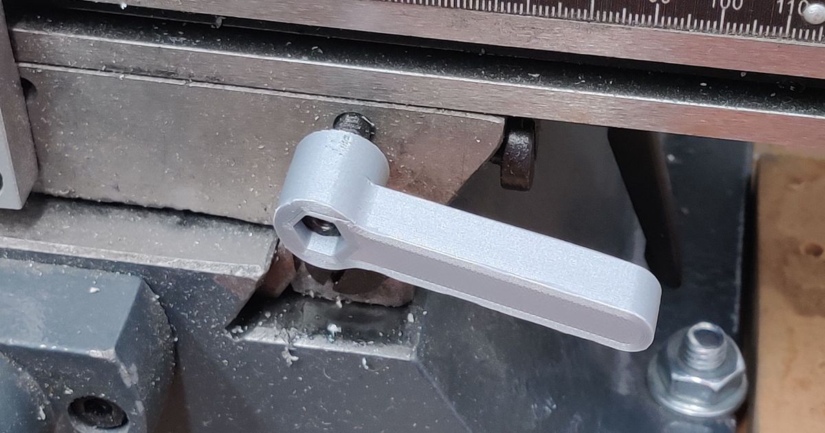 8mm wrench/lever for mill gib by ballanux | Download free STL model ...