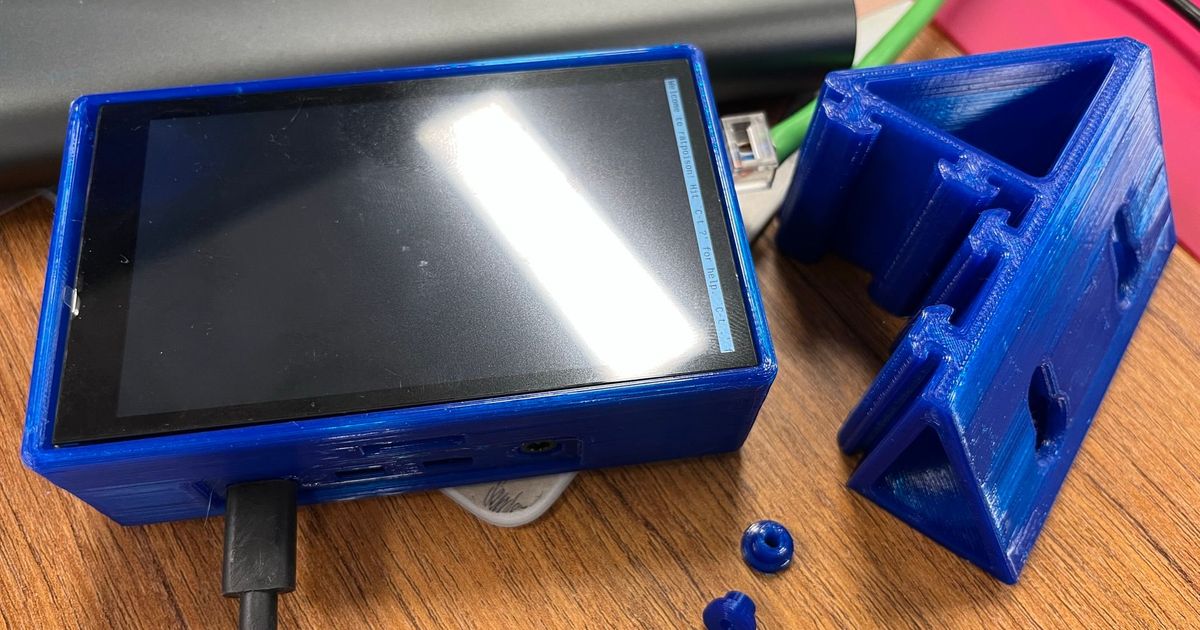 Ender 3 V2 - rpi 4 + Hyperpixel4 mount and case by PietDeVries ...