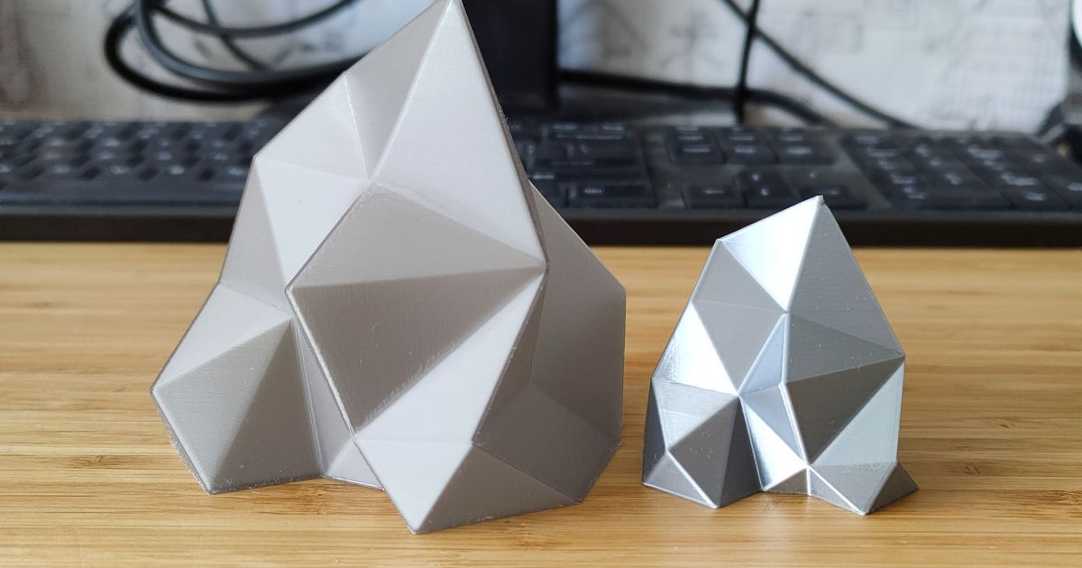 Crystal Test Print - model update - simple vase mode print by SASSy ...