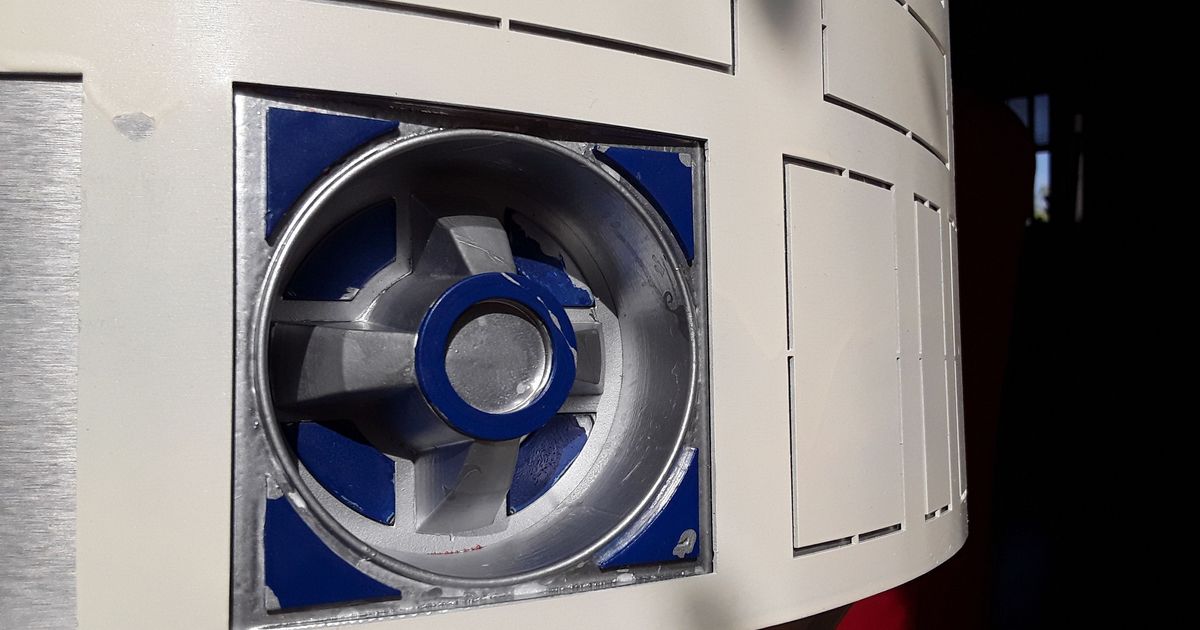 R2-D2 Astromech Droid Power Coupler in parts by Vagabond Elf | Download ...