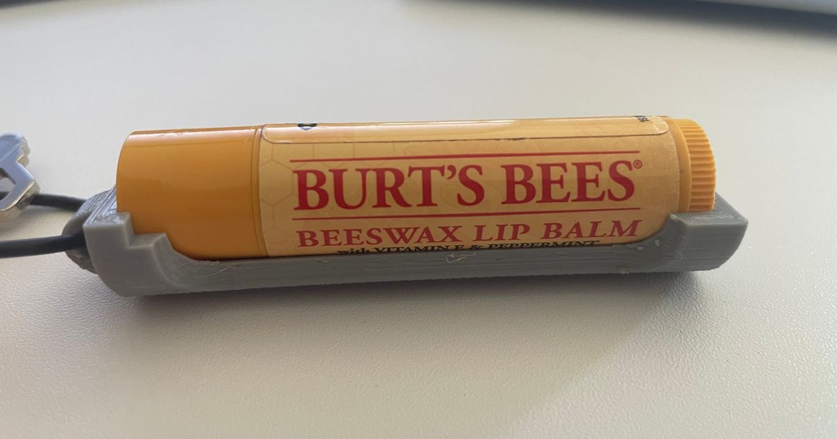 Burts Bees Keychain by NickyB | Download free STL model | Printables.com