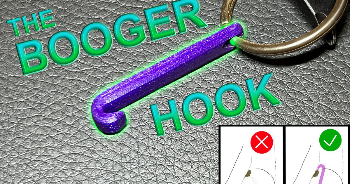 The Booger Hook by kennyd1gital | Download free STL model | Printables.com