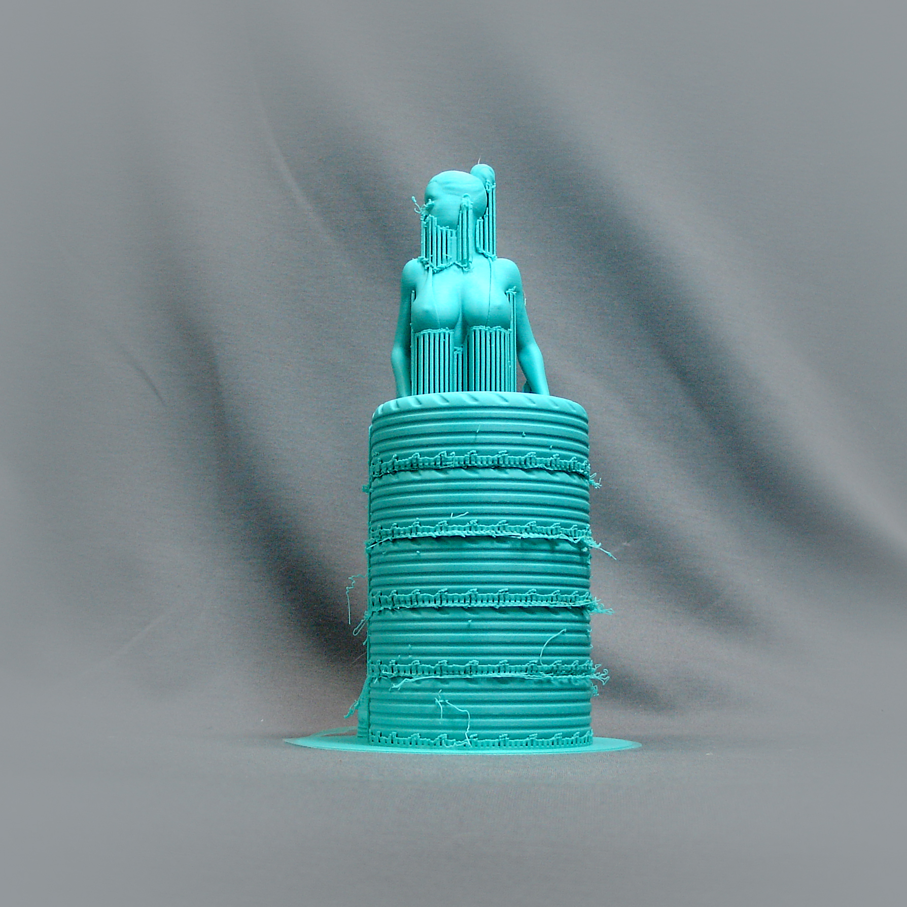 Pretty girl Pen/Pencil Holder by Amforma | Download free STL model ...