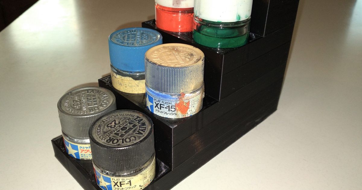 Tamiya Paint Storage por MadP 3D | Descargar modelo STL gratuito ...