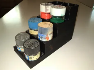 Tamiya 23ml Stackable Paint Rack by ironfan72 | Download free STL model ...