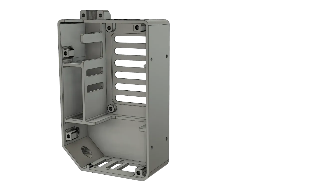 Big Einsy with inserts, vertical exit, plug and play, and psu cable ...