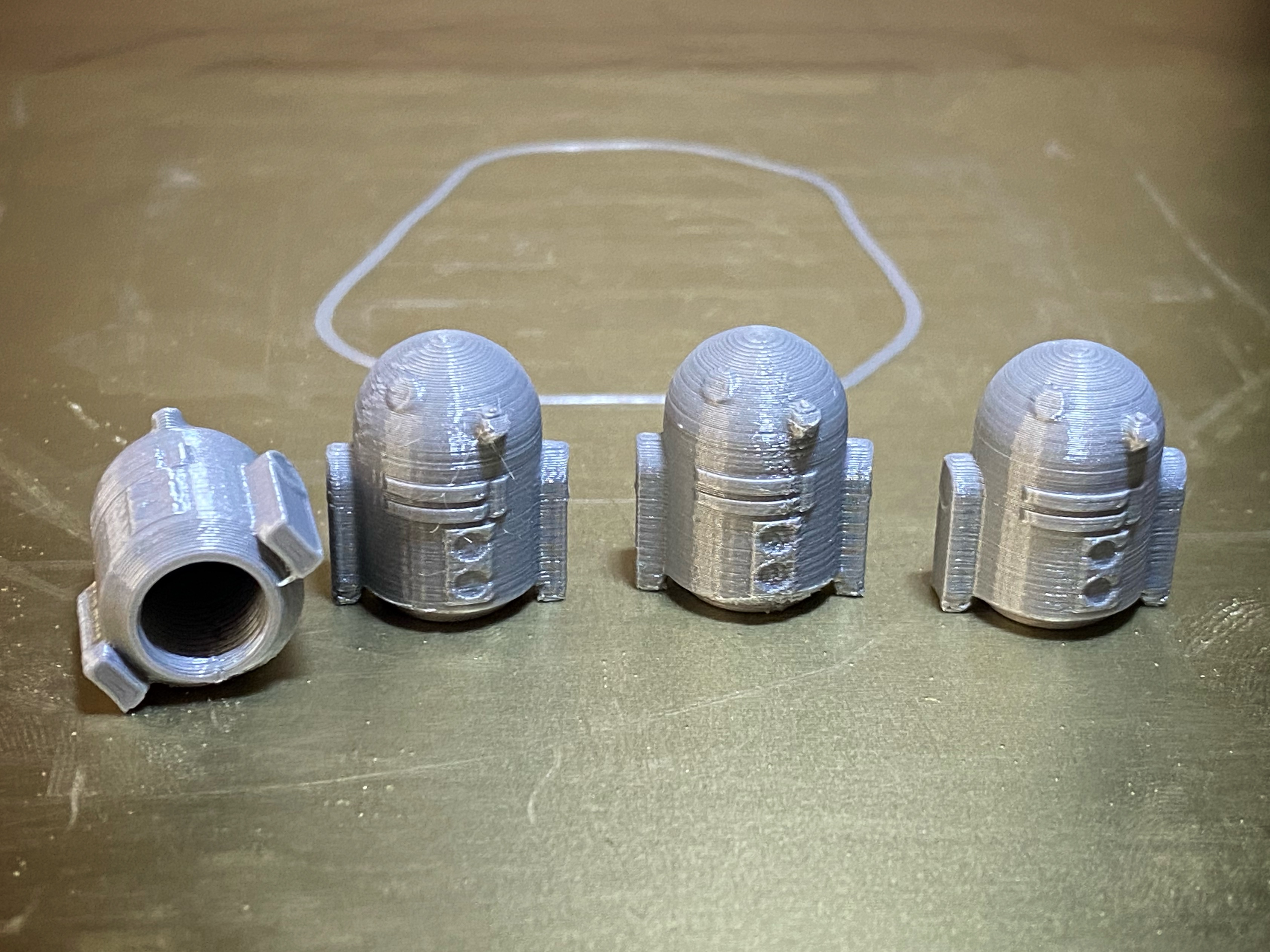Astromech Droid shaped valve cap by AC Rogers | Download free STL model ...