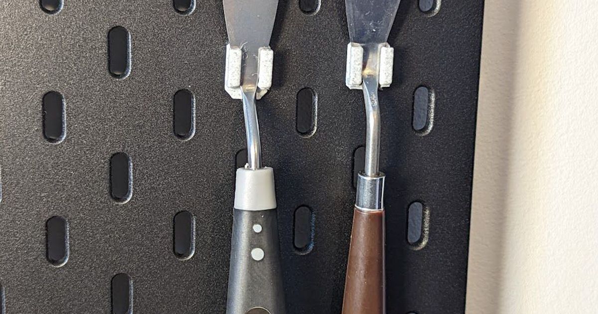 Print bed scraper holder for Ikea SKÅDIS por ByteSlinger | Descargar ...