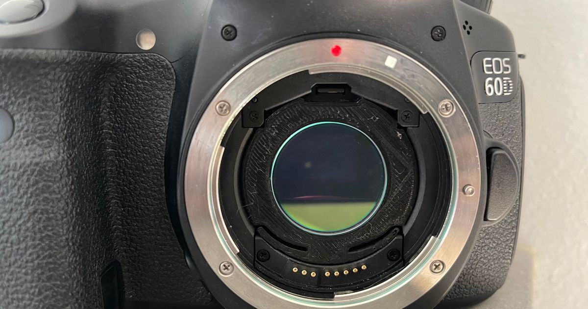 Canon EOS APS-C Clip-in Filter 1.25" Converter by Joel | Download free ...