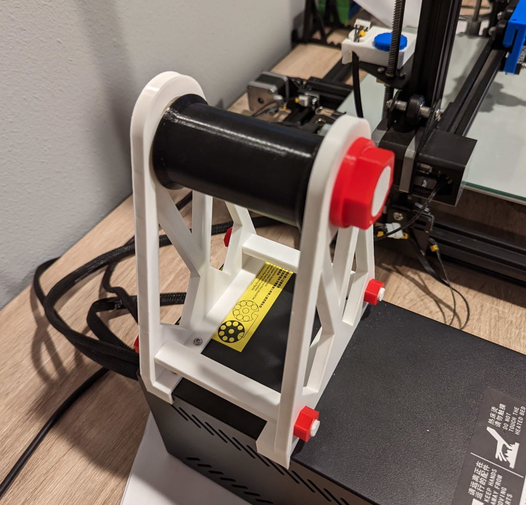 CR-10 Spool Holder Design without Bearings by WCTT | Download free STL ...