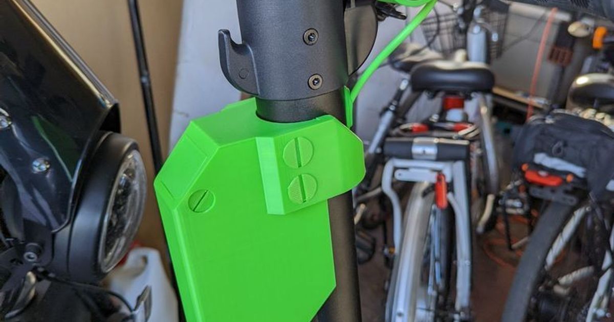 Turboant X7 Pro (Slidgo X8, Levy Plus) Electric Scooter Alarm Holder by ...