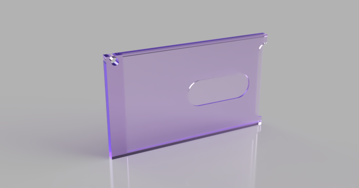 keychain credit card/ID holder by Francesca | Download free STL model ...