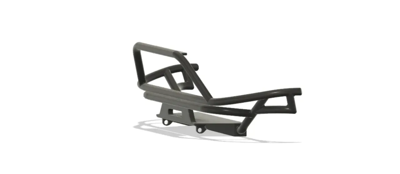 1/10 Scale LC80 Front Tube Bumper by Neily | Download free STL model ...