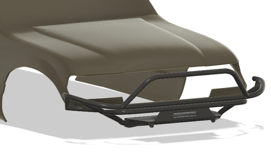 1/10 Scale LC80 Front Tube Bumper by Neily | Download free STL model ...