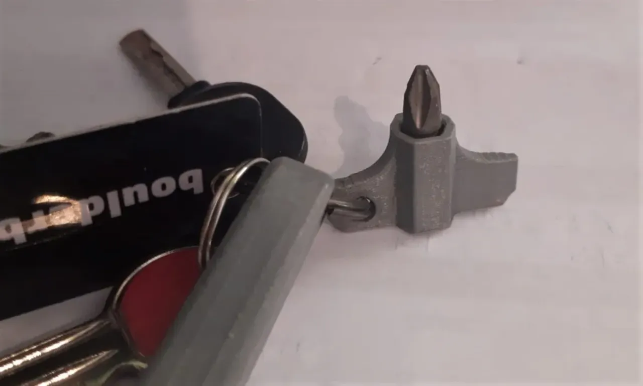 Minimalist Keychain bit driver by AMGD | Download free STL model ...