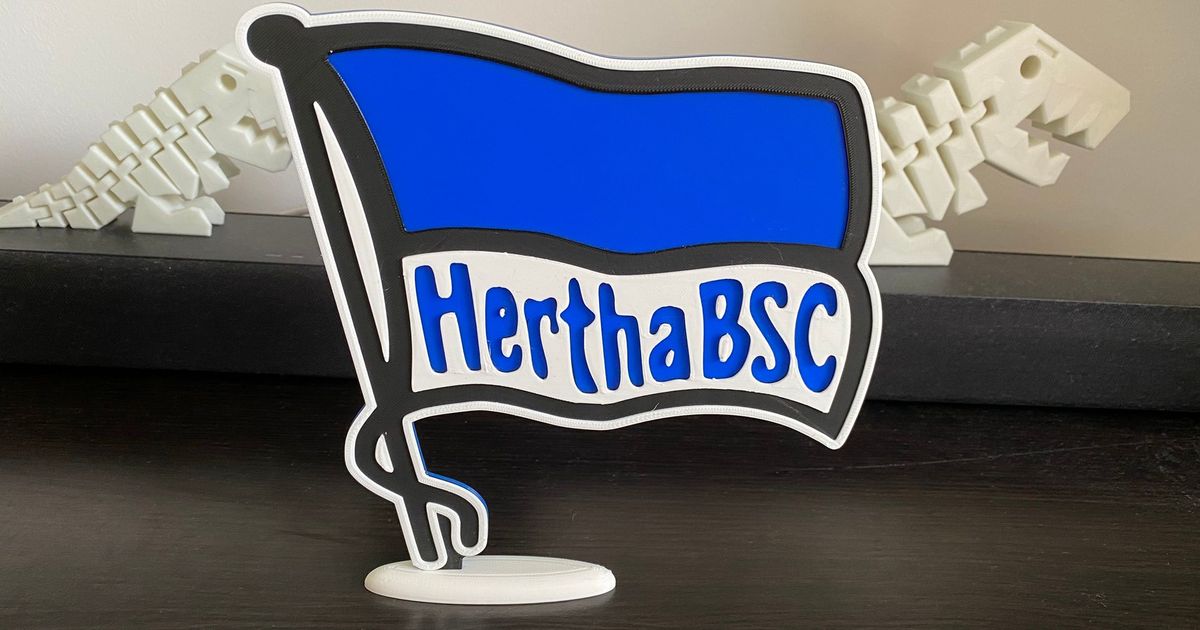 Hertha BSC Logo MMU Multicolor by FoxMckraut | Download free STL model ...