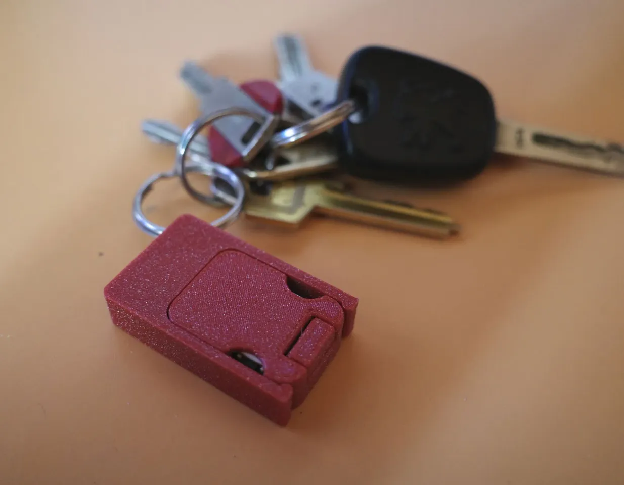 A microcontroller Keychain (with FREECAD file) by ManelTo | Download ...
