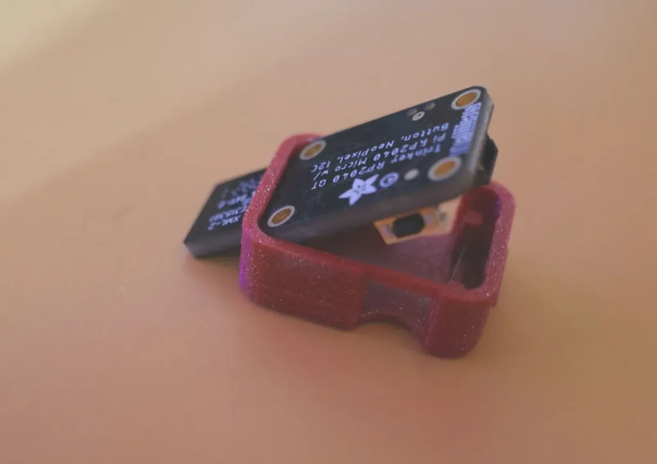 A microcontroller Keychain (with FREECAD file) by ManelTo | Download ...
