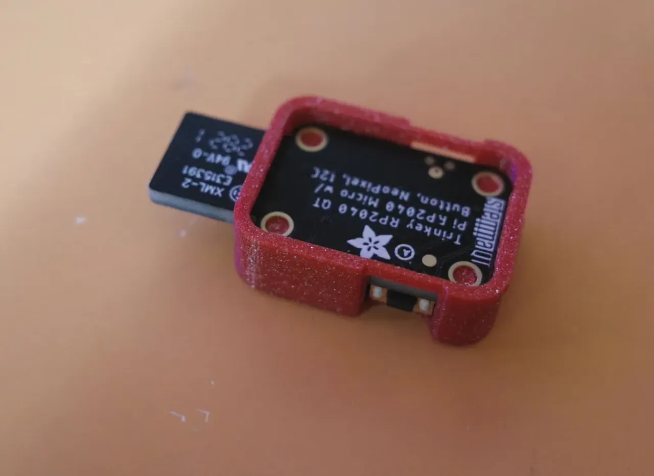 A microcontroller Keychain (with FREECAD file) by ManelTo | Download ...