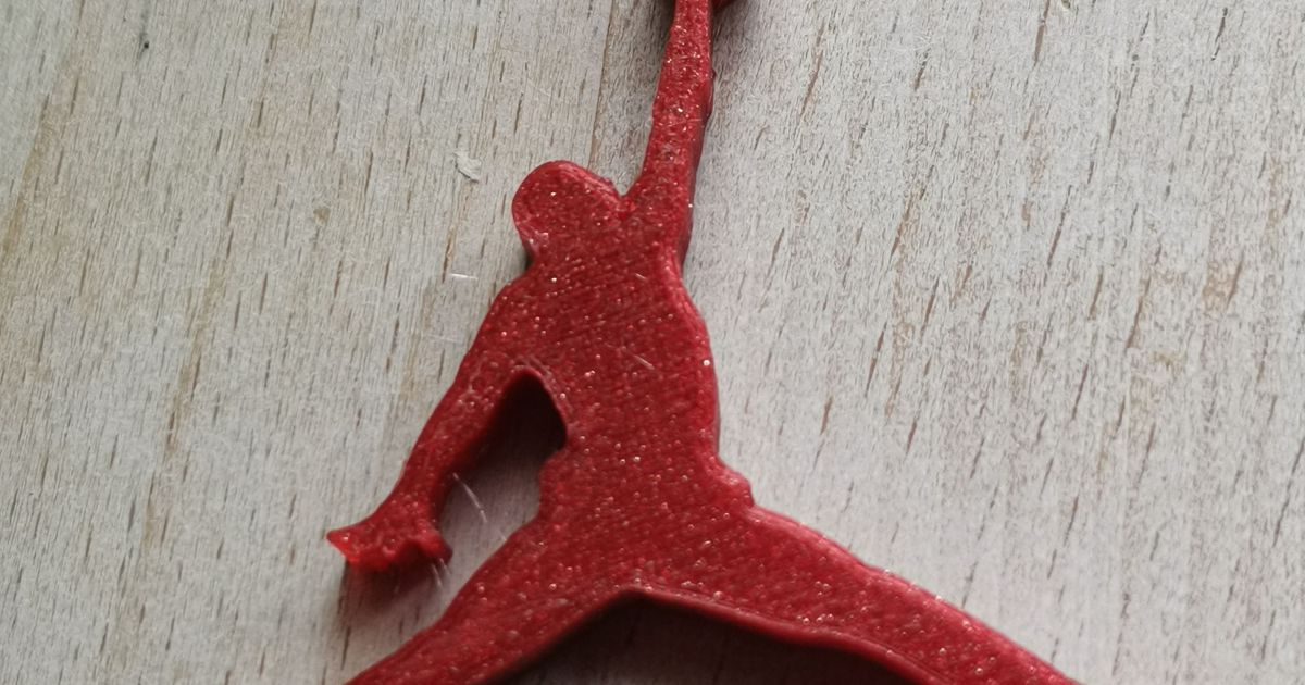 Air jordan logo keychain by Josef Talac | Download free STL model ...