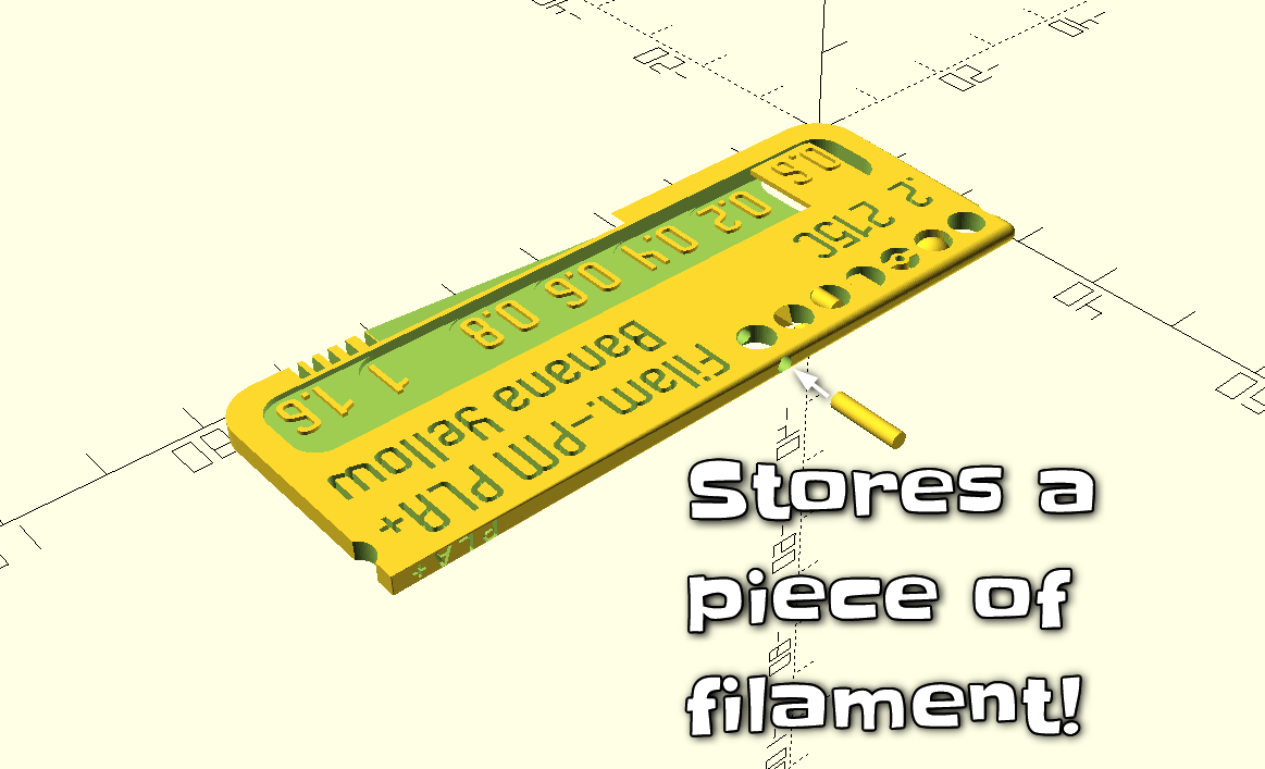 Filament swatch by Makkuro | Download free STL model | Printables.com