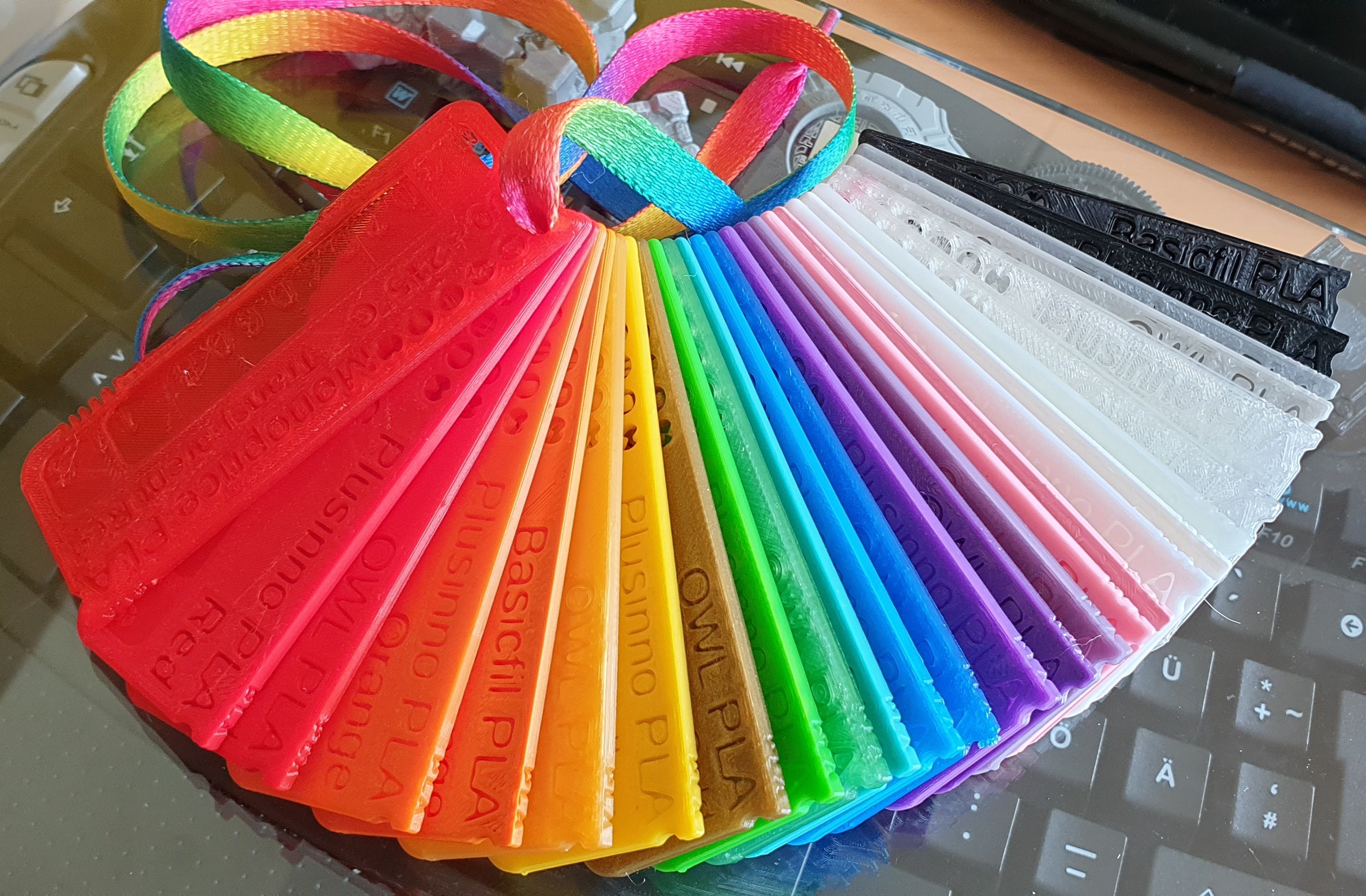 Filament swatch by Makkuro | Download free STL model | Printables.com