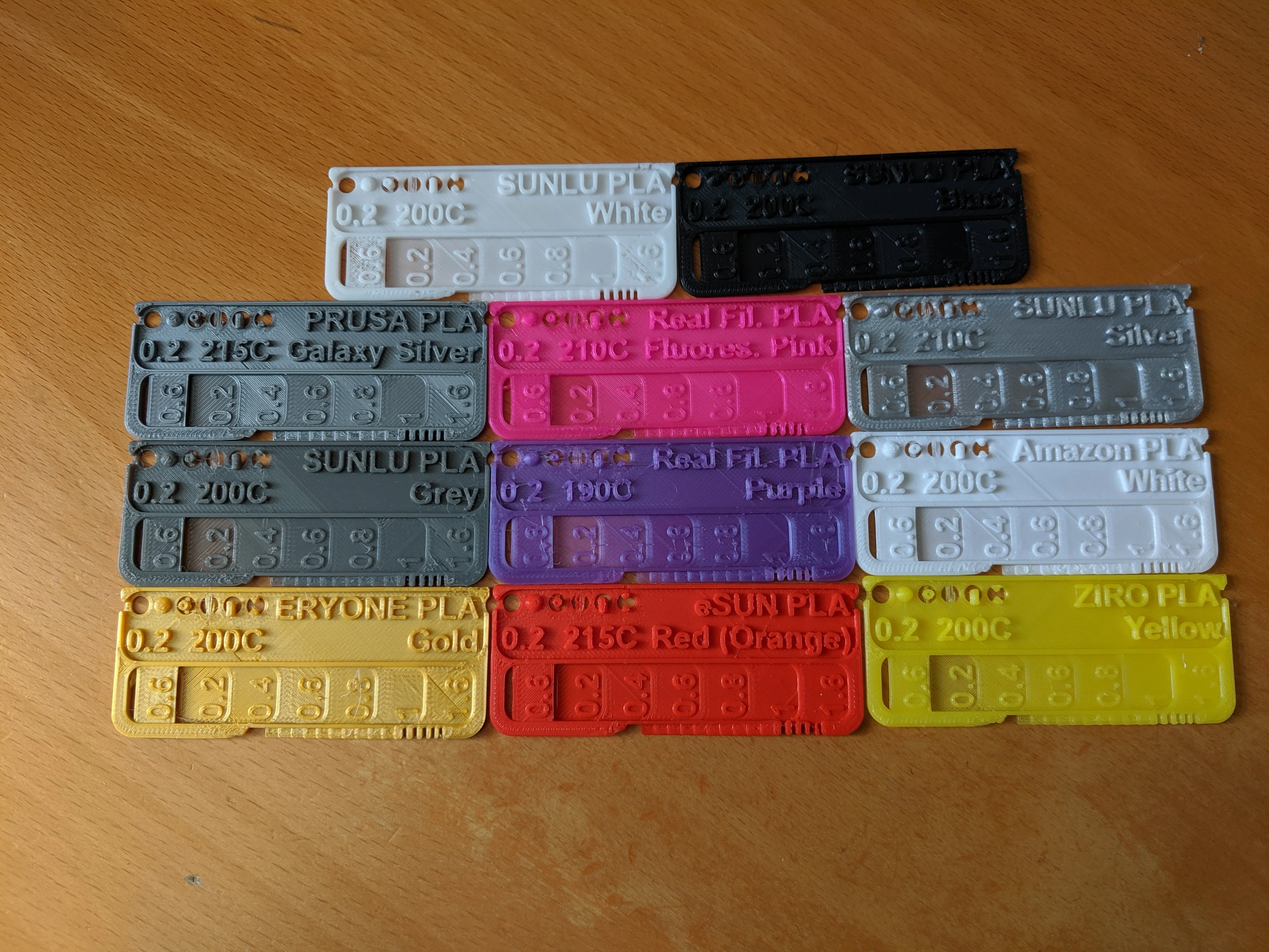 Filament swatch by Makkuro | Download free STL model | Printables.com