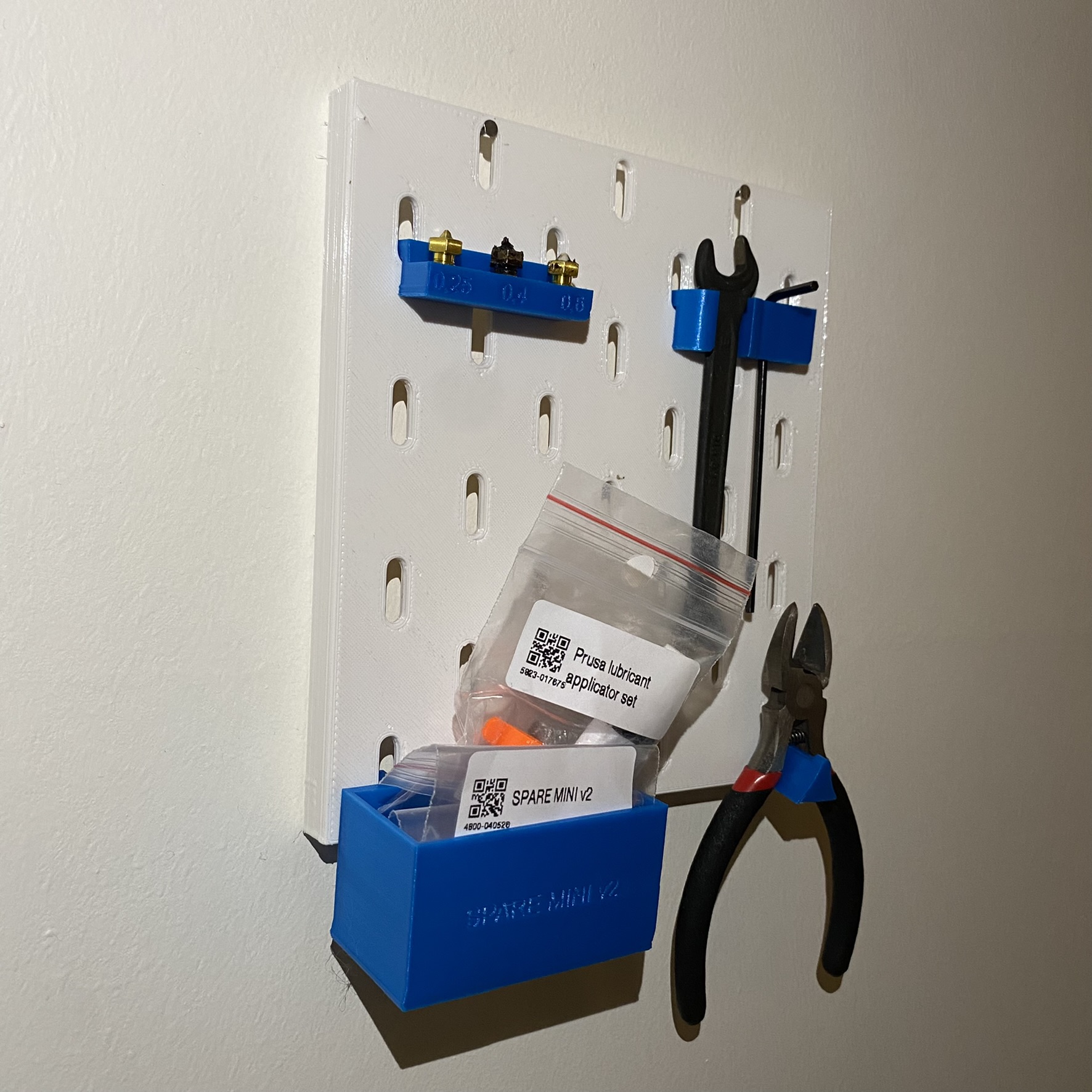 Mini pegboard set for Prusa (Mini) tools - STEP files included! by ...