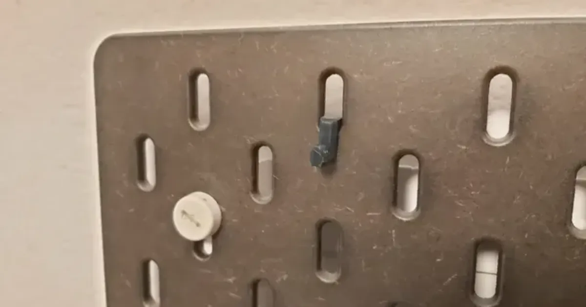 4 minute Universal IKEA SKADIS hook !!! by Kazik | Download free STL ...