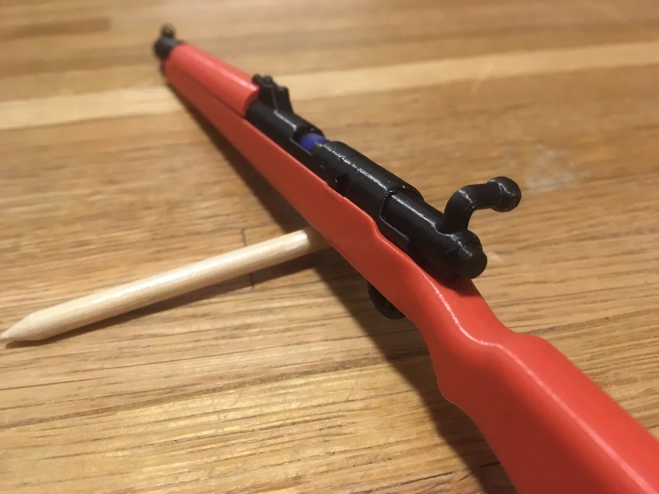 Kar98k bolt action ballpoint pen - bent bolt handle by Albert Polak | Download free STL model ...
