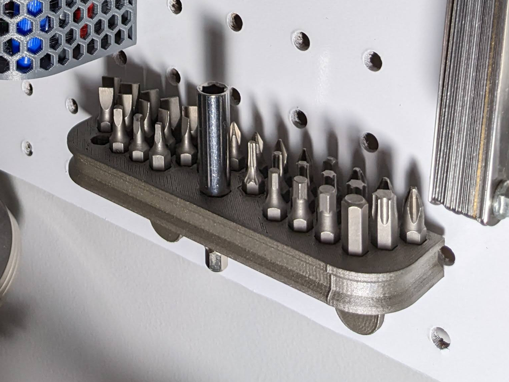 Pegboard Driver Bit Set by Zemba Craftworks | Download free STL model ...