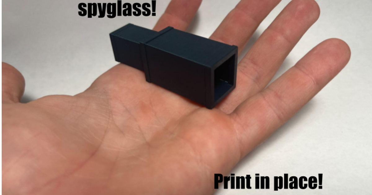 Working Minecraft Spyglass Print In Place by will rollup | Download ...