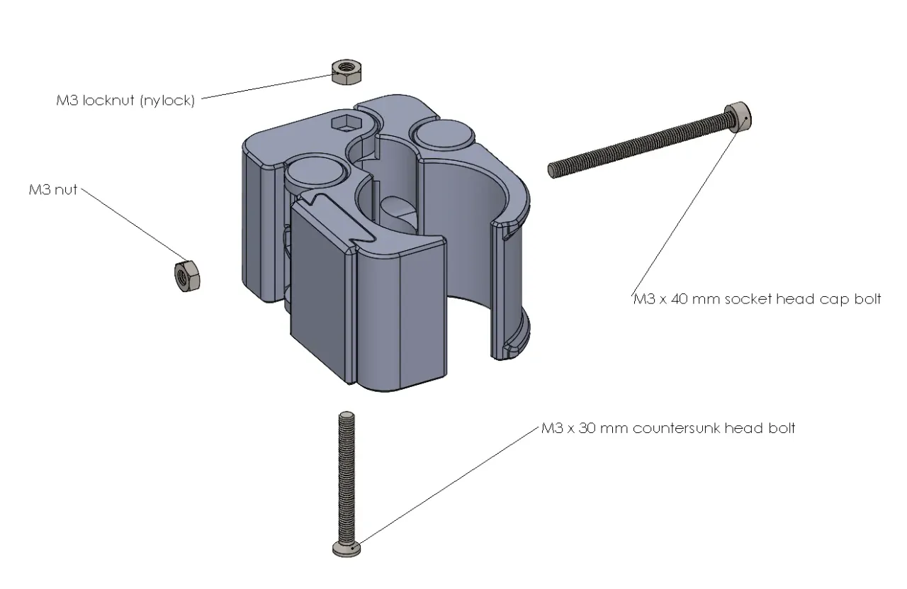 Adjustable Pipe Clamp by The3Designer | Download free STL model ...