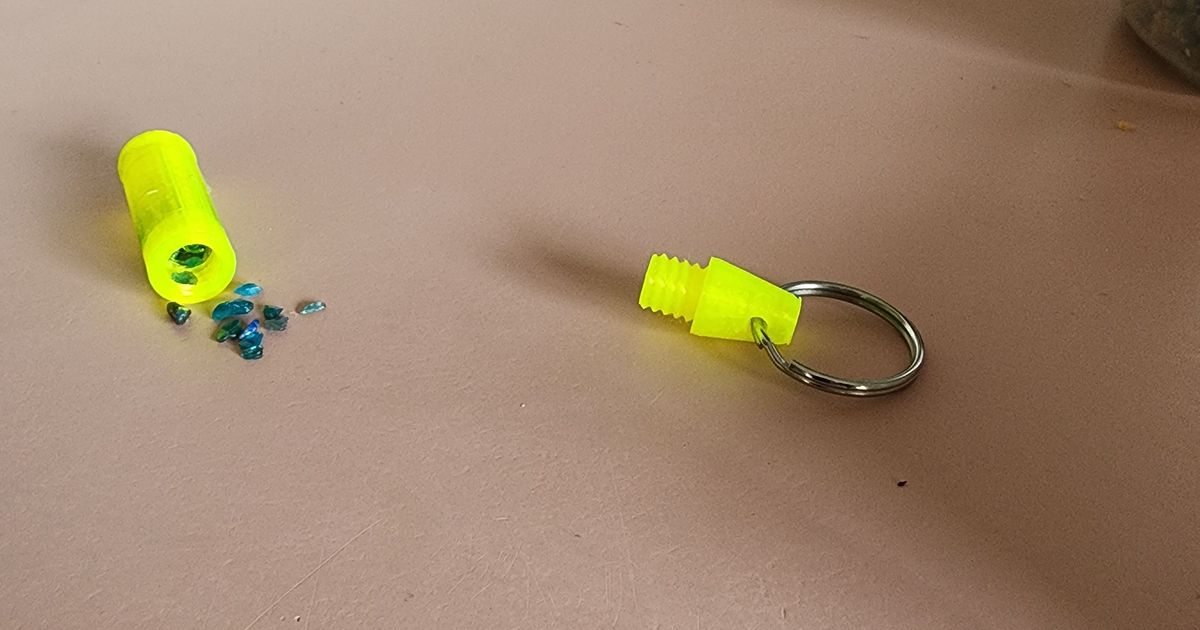 Bullet Stash Keyring by Bas7ard | Download free STL model | Printables.com