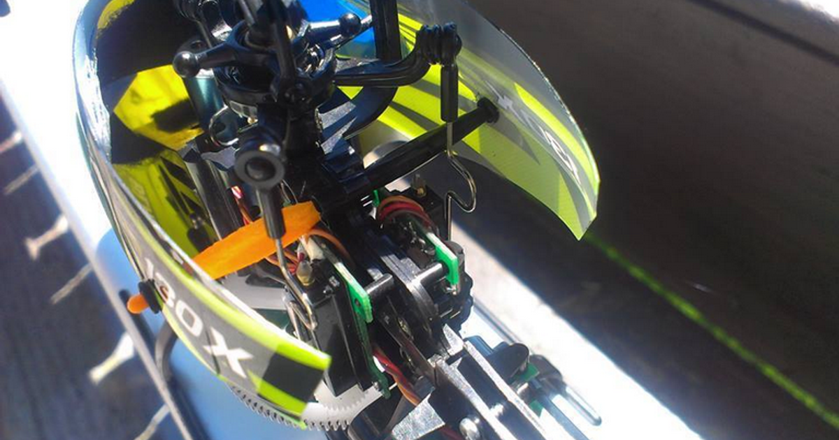 Blade 130x Canopy-holder by csdragon | Download free STL model ...